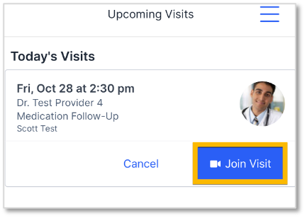 How to Prepare for Your Visit on Your Mobile Device – eVisit