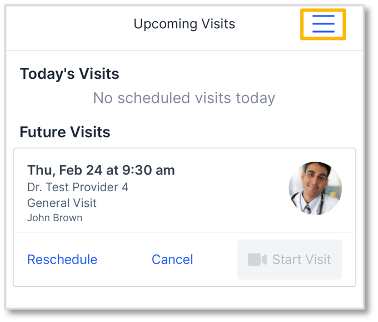 How to request telemedicine visits from your mobile device - Patient ...