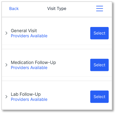 How to request telemedicine visits from your mobile device - Patient ...