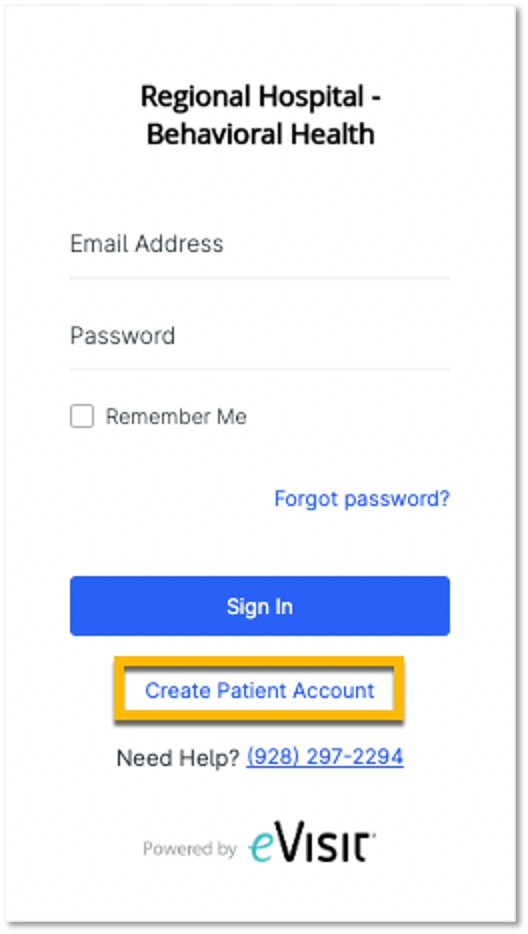 How to Create an eVisit Account from a Computer – eVisit