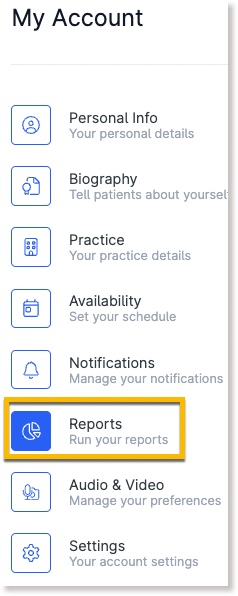 How to Choose and Run Reports in eVisit – eVisit