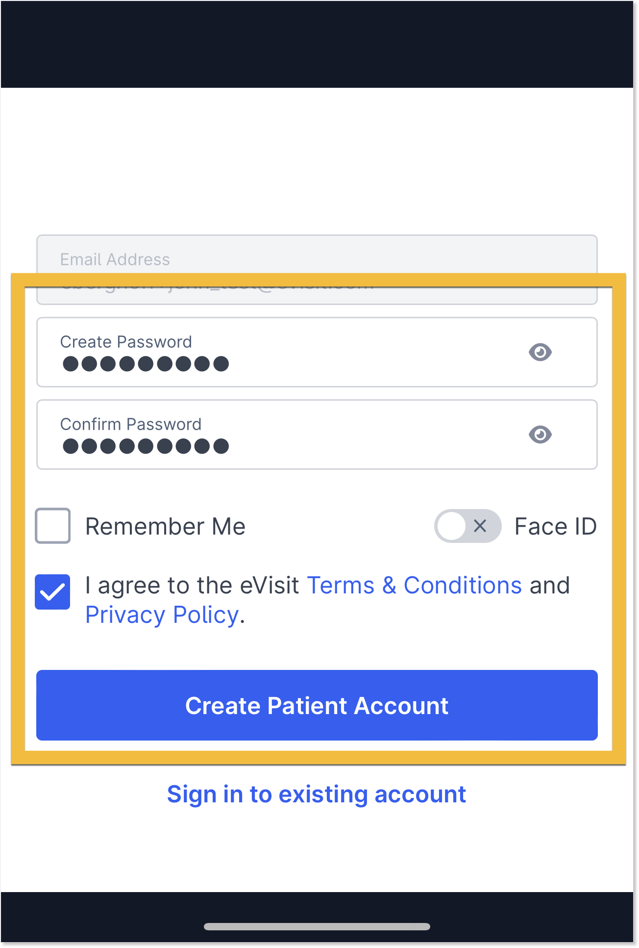 How to Create an eVisit Account from a Mobile Device – eVisit